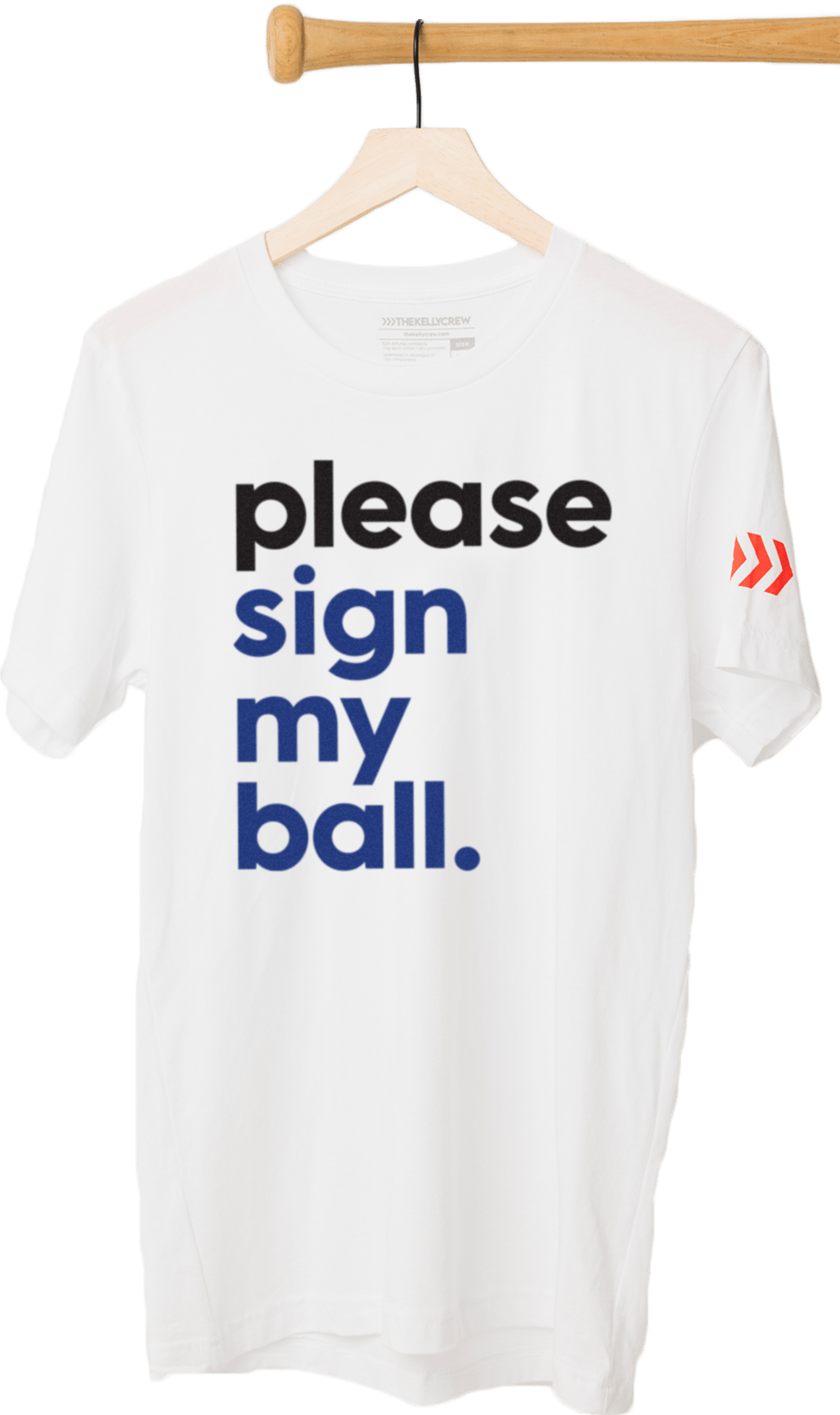 please sign my ball. tee